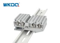 China JST 4-QUATTRO Spring Terminal Block Connector CE Certificate 800V Rated Voltage for sale