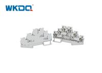 China JST 2.5-3L Spring Loaded Terminal Block Connector Multiple Three Levels Layer Space Saving for sale