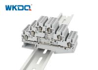 China JST 2.5-3L Spring Loaded Terminal Block Connector Multiple Three Levels Layer Space Saving for sale