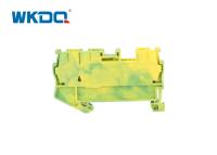 China JST 2.5-TW-PE  Terminal Block CE Certificate Twin Grounding Snap On Mounting for sale