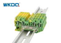 China JST 2.5-QUATTRO-PE Spring Terminal Block , Spring Cage Connection Terminal Block CE Certificate for sale