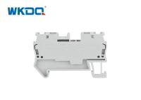 China JST 4 Spring Terminal Block Connector Low Voltage Snap On Mounting for sale