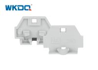 China 361 PA66 Nylon Gray End Cover For Mini Terminals Vibrationproof for sale