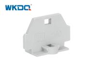 China 361 PA66 Nylon Gray End Cover For Mini Terminals Vibrationproof for sale