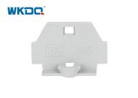 China 361 PA66 Nylon Gray End Cover For Mini Terminals Vibrationproof for sale