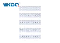 China WSB Plastic Marker Strip Tag for Spring PE DIN Rail Mounted Terminal blocks for sale
