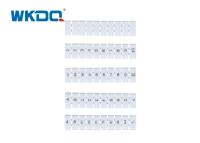China WSB Plastic Marker Strip Tag for Spring PE DIN Rail Mounted Terminal blocks for sale