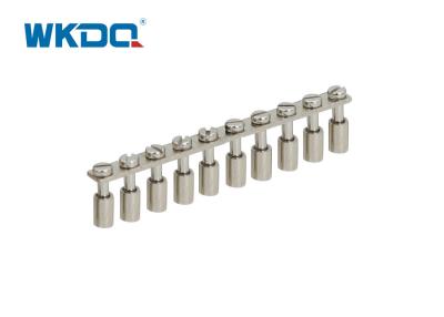 China JFBI Nicel Plated Brass Fixed Bridge For UK DIN Rail Terminal Blocks FBI 10-6 for sale