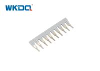 China JEB Distribution Screw Terminal Block Accessories , Electronic Terminal Blocks Nsertion Bridge For UK DIN Rail for sale