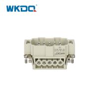 China 6 Cores Rectangular AWG18 Heavy Duty Cable Connectors IP65 for sale