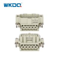 China 6 Cores Rectangular AWG18 Heavy Duty Cable Connectors IP65 for sale