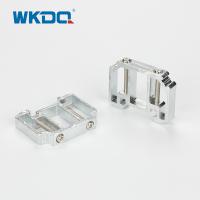 China 35mm Aluminum Din Rail Terminal Block End Stopper Screw Connection for sale
