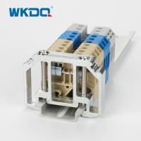China 35mm Aluminum Din Rail Terminal Block End Stopper Screw Connection for sale
