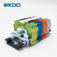 China E/EF2 Aluminum Din Rail End Clamp NS 35 Galvanized Din Rail Accessories for sale