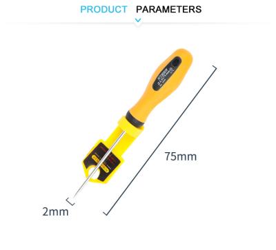 China Rubber Handle Steel Slot Screw Driver Slot Head Screwdriver for sale