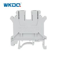 China Din Rail JUK 3N Screw Electrical Terminal Block 10AWG Vibration Resistant for sale