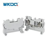 China Tin Plated Nylon PA66 Spring Cage Terminal Blocks 12 AWG for sale
