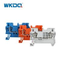 China Tin Plated Nylon PA66 Spring Cage Terminal Blocks 12 AWG for sale
