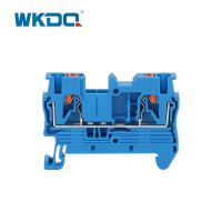 China 4mm2 Cable Din Rial Push In Terminal Block Anti Inflaming 24 AWG for sale