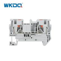 China JPT 4 Low Voltage Spring Din Rail Push In Terminal Block Installation Without Tool for sale