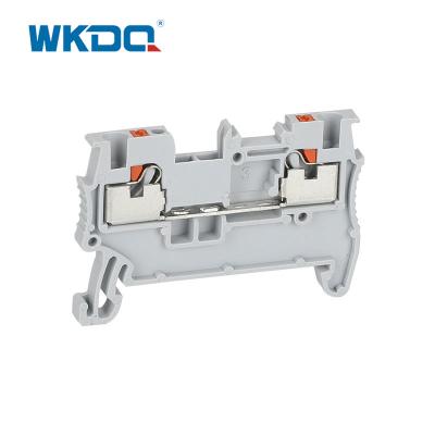 China White Feed Through Wire Push In Terminal Block 1.5mm Type With 3.5 Thickness for sale