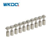 China Weidmuller Din Rail Terminal Block Accessory Fixed Brass Bridges for SAK JXB Series for sale