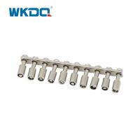 China Weidmuller Din Rail Terminal Block Accessory Fixed Brass Bridges for SAK JXB Series for sale