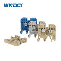 China JSAK 2.5EN Series Beige Screw Connection Terminal Block 2.5mm² Cross Section for sale