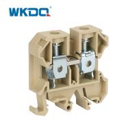 China JSAK 16EN Screw Connection Terminal Block Nickel Plated Brass Conductor for sale