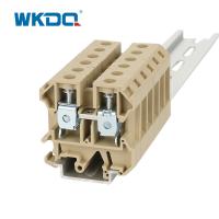 China JSAK 16EN Screw Connection Terminal Block Nickel Plated Brass Conductor for sale