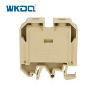 China JSAK 35EN 35mm Pass Through Terminal Block , Terminal Block Screw fix Nylon PA66 Material Housing High Quality for sale