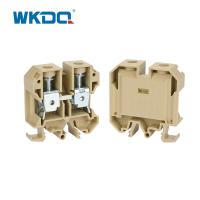 China JSAK 35EN 35mm Pass Through Terminal Block , Terminal Block Screw fix Nylon PA66 Material Housing High Quality for sale