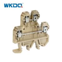 China JDK 4Q/35 Electrical Wire Terminal Blocks 4 Mm² Cross Section Light Weight for sale