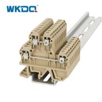 China JDK 4Q/35 Electrical Wire Terminal Blocks 4 Mm² Cross Section Light Weight for sale