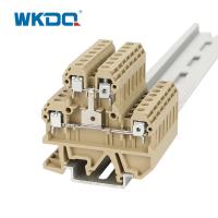 China JDK 4QV/35 Screw Connection Terminal Block Double Layer 56mm Height for sale