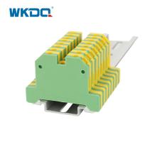 China JEK 4/35 Din Rail Screw Terminal Block 800V Voltage WonkeDQ Brand Name Maintenance Free for sale