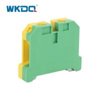 China JEK 16/35 Screw in Ground Terminal Block Connector 2 Way Earth Protective Durable Nylon PA66 Standard High Quality Green for sale