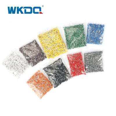 China VE4009 4.0mm² Insulated 16.5mm Tail Boot Wire End Ferrules Quick Insertion Terminal For Stranded Wire for sale