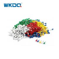 China VE6012 6.0mm² Tubular Crimping Ferrules Terminal Cord Durable Nylon Nickle Plated Connector for sale