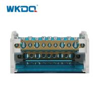 China UK 411 Rail Mounted Power Distribution Terminal In Grey And Blue Color for sale
