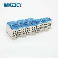 China Small 80A Power Distribution Terminal Monopolar DIN Mount Junction Box for sale