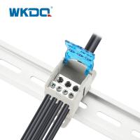 China Small 80A Power Distribution Terminal Monopolar DIN Mount Junction Box for sale