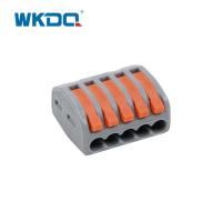 China 222-415 Gray Housing Push In Fast Electrical Wire Connectors Wire Compact Splicing High Quality for sale