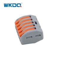 China 222-415 Gray Housing Push In Fast Electrical Wire Connectors Wire Compact Splicing High Quality for sale