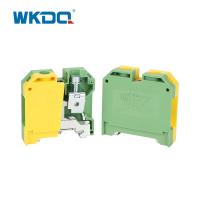 China JEK 35/35 Modular Screw Down Terminal Block EK Screw Earth Grounding 16.2mm Wide for sale