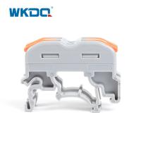 China PCT 212 Series 2 Pin Compact Conductor Din Rail Terminal Blocks Cable Wire Connector for sale