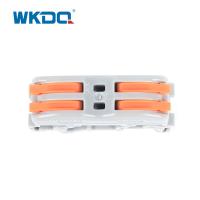 China PCT 212 Series 2 Pin Compact Conductor Din Rail Terminal Blocks Cable Wire Connector for sale