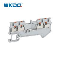 China Din Rail Push In Connection Screw Terminal Wire Connectors CE / RoHS Certification for sale