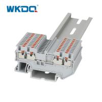 China Din Rail Push In Connection Screw Terminal Wire Connectors CE / RoHS Certification for sale