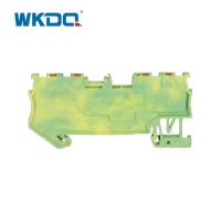 China Din Rail Convenient Mounted Electrical Terminal Block Connectors With Long Life for sale